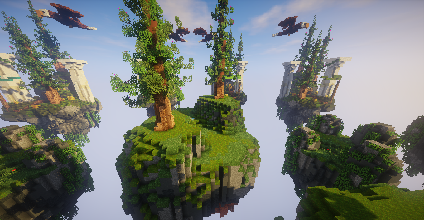 Mega BedWars Map - 16 Islands on Polymart - Minecraft Builds