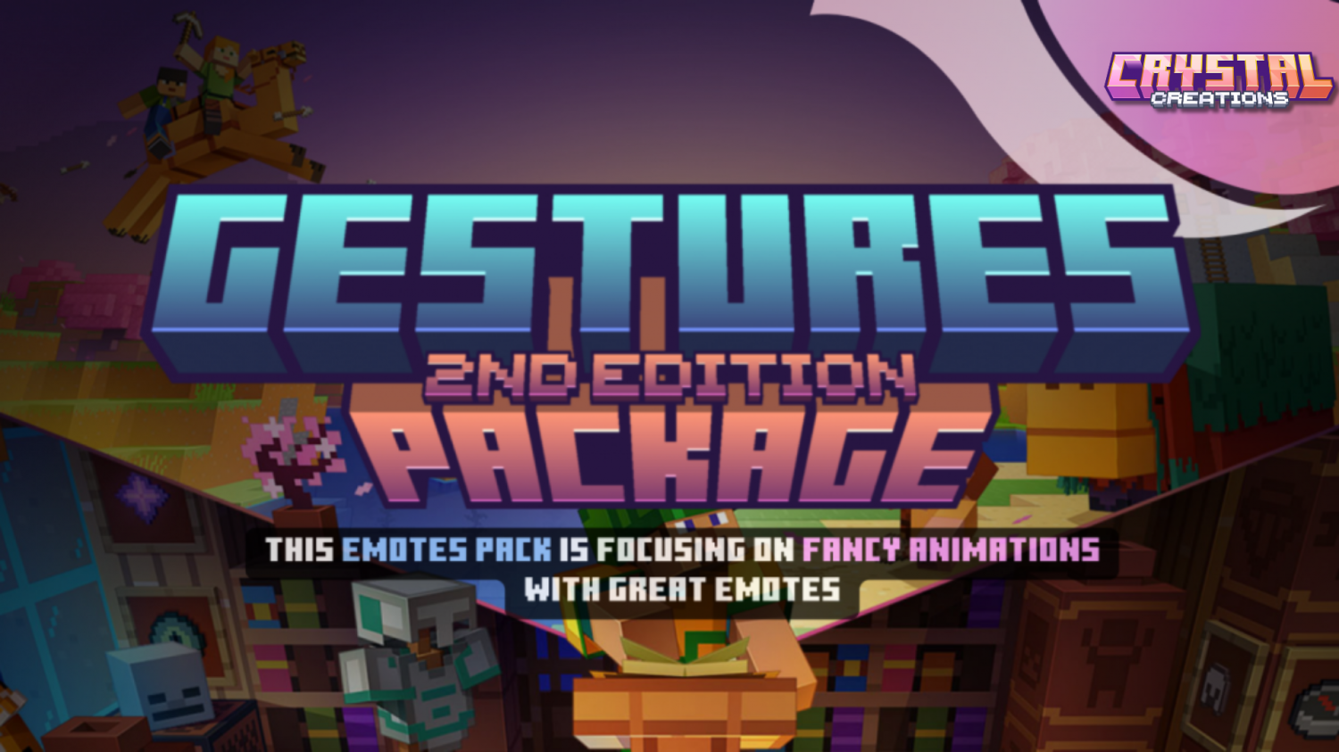 Gestures Package | Vanilla Like on Polymart - Minecraft Configurations