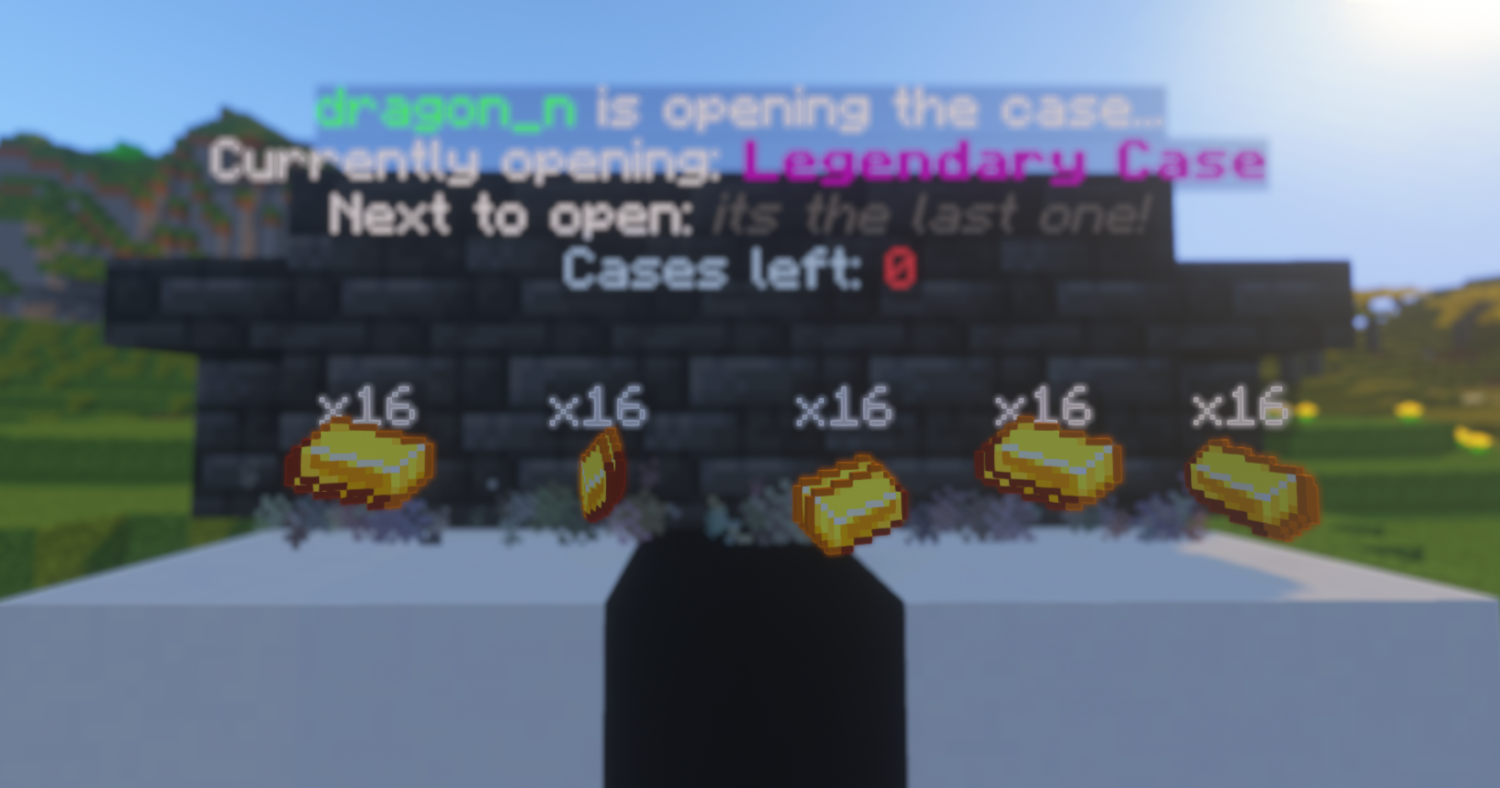 GambleX - Cases, Fortune Wheel.. on Polymart - Minecraft Plugins