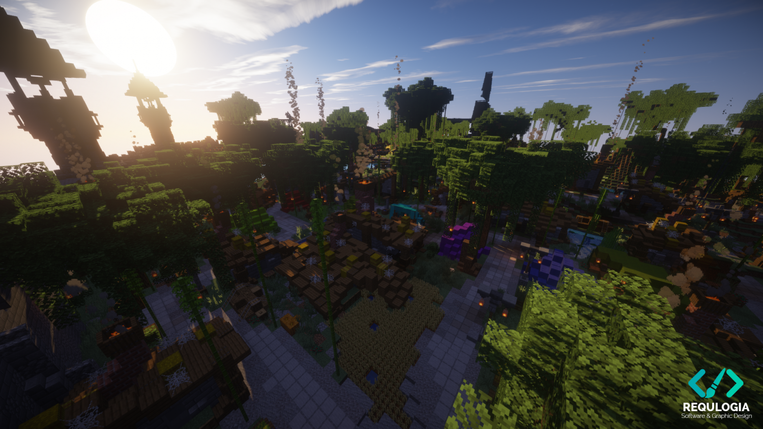 SURVIVAL - Village Castle Map on Polymart - Minecraft Builds