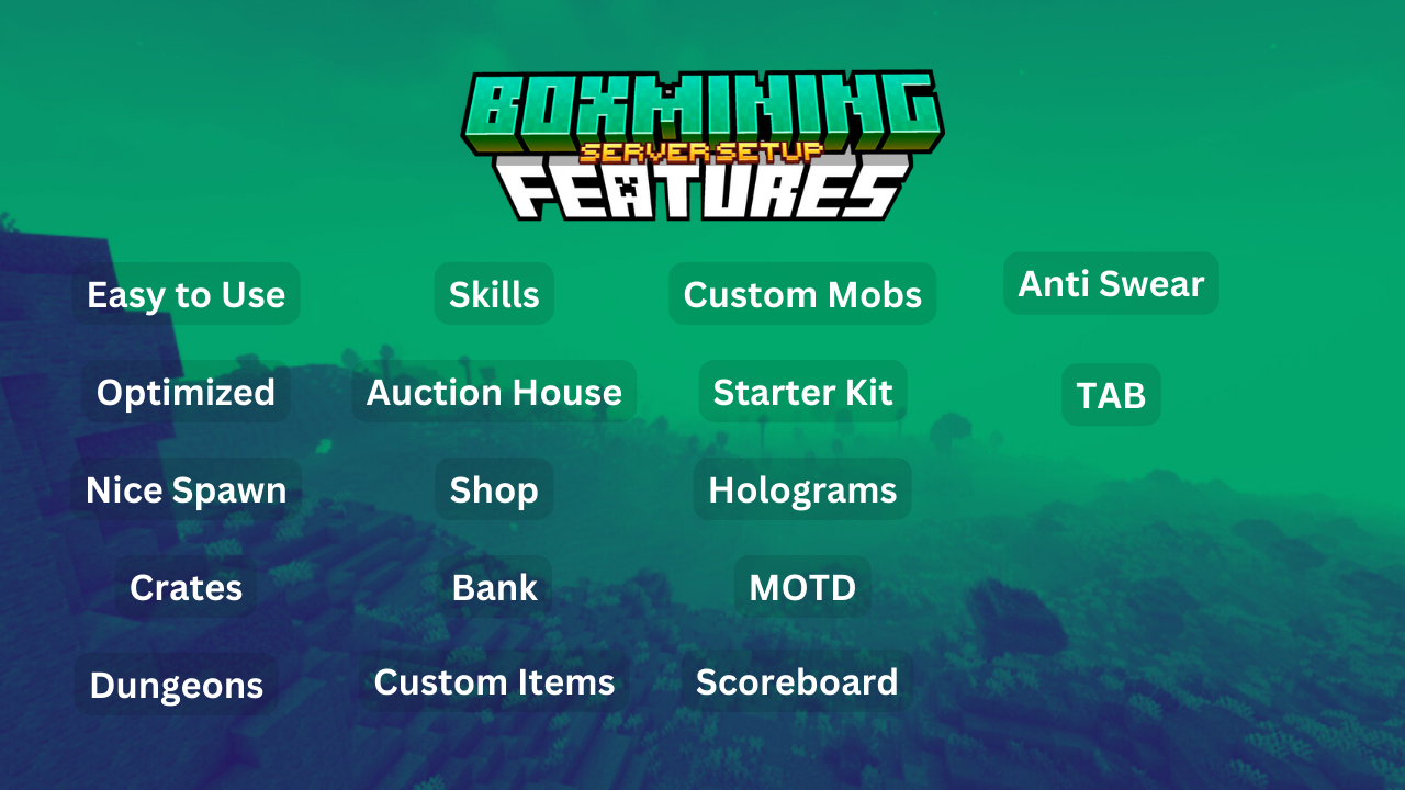 BoxMining Setup | FREE on Polymart - Minecraft Setups