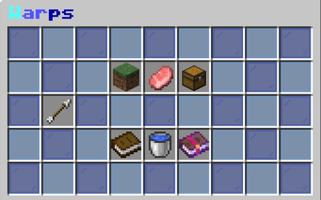 ⭐ WARP GUI ⭐ on Polymart - Minecraft Configurations