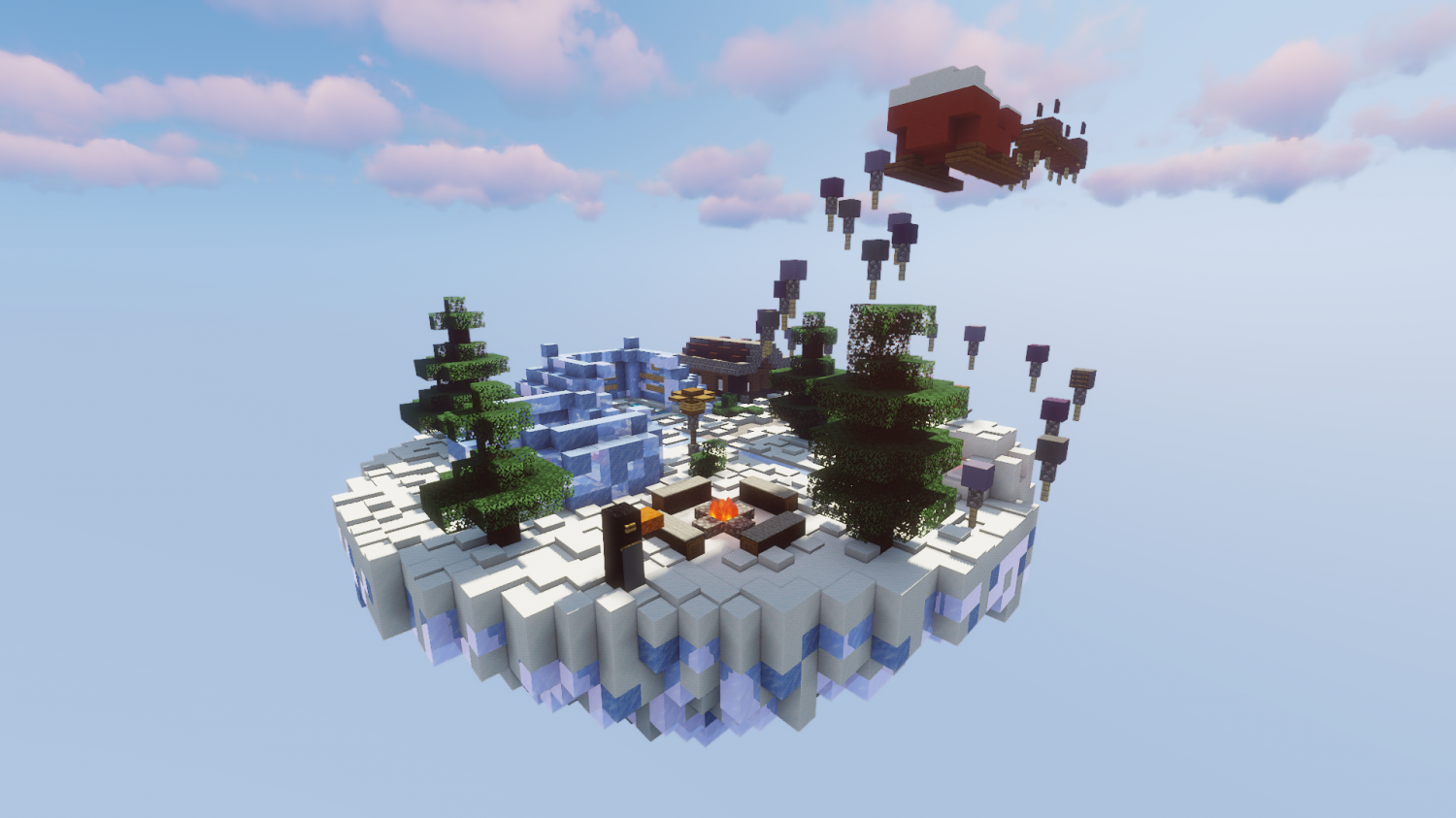 Hub | Iceland | Free on Polymart - Minecraft Builds