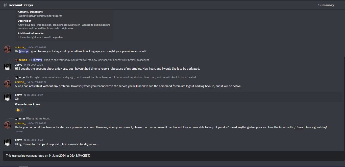 T | TICKETING SYSTEM on Polymart - Minecraft Other