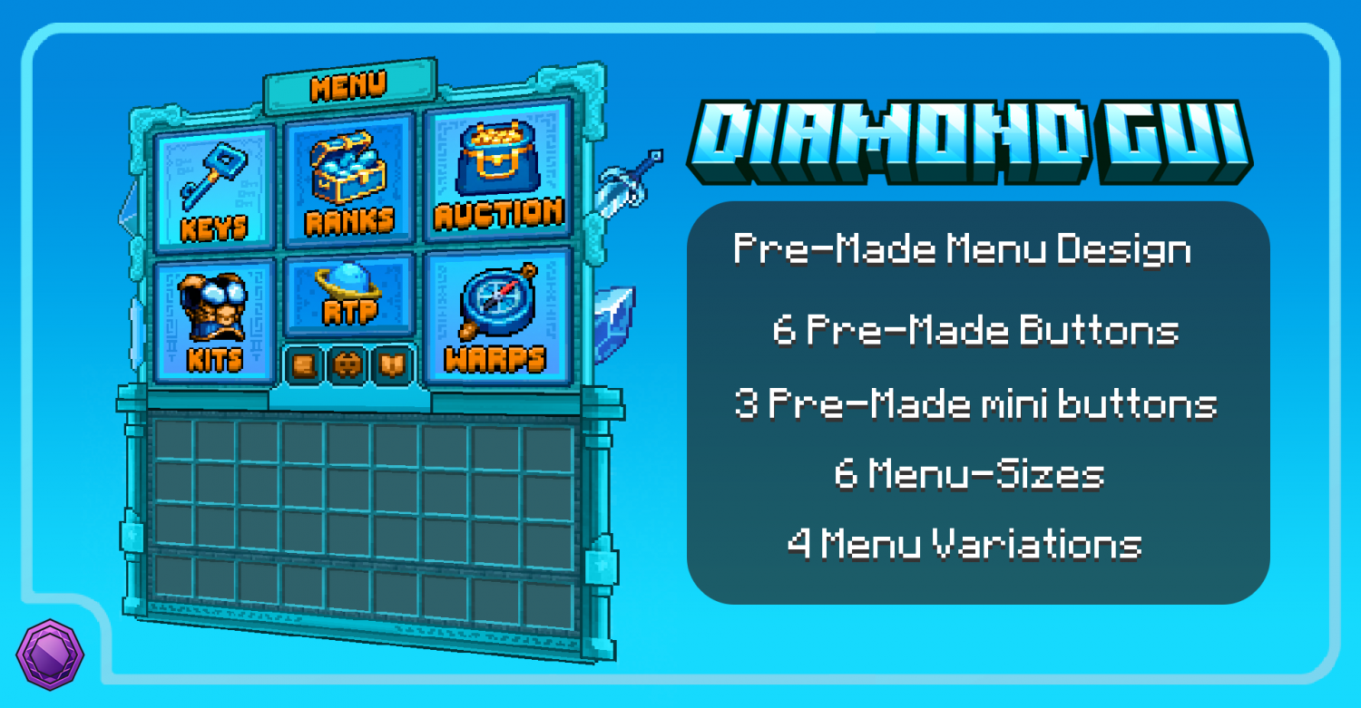The Diamond GUI on Polymart - Minecraft Resource packs