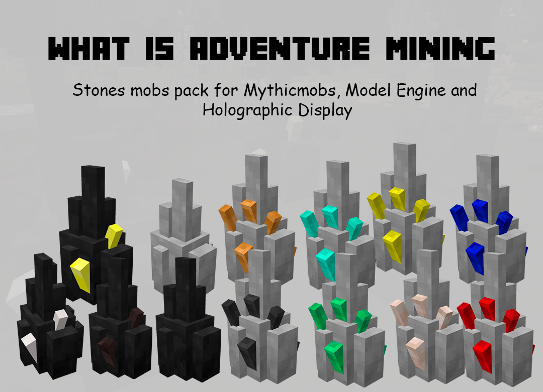 Adventure mining RPG on Polymart - Minecraft Models
