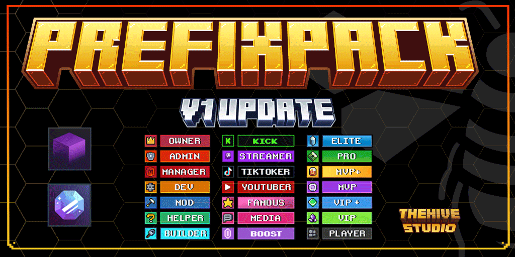Prefix pack V1 + config on Polymart - Minecraft Resource packs