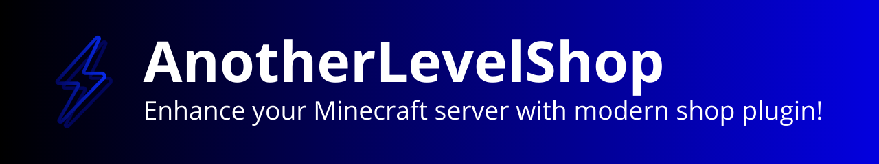 AnotherLevelShop - Minecraft Bukkit Plugins - CurseForge