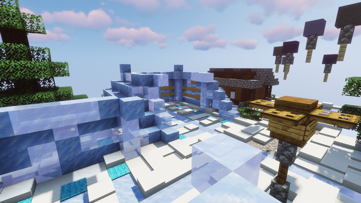 Hub | Iceland | Free on Polymart - Minecraft Builds