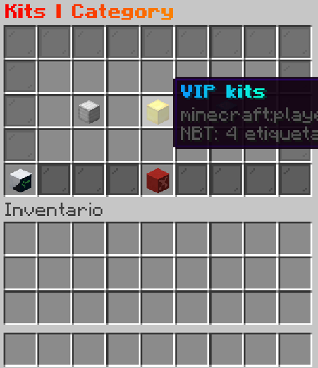 ⭐KITS MENU ⭐ on Polymart - Minecraft Configurations