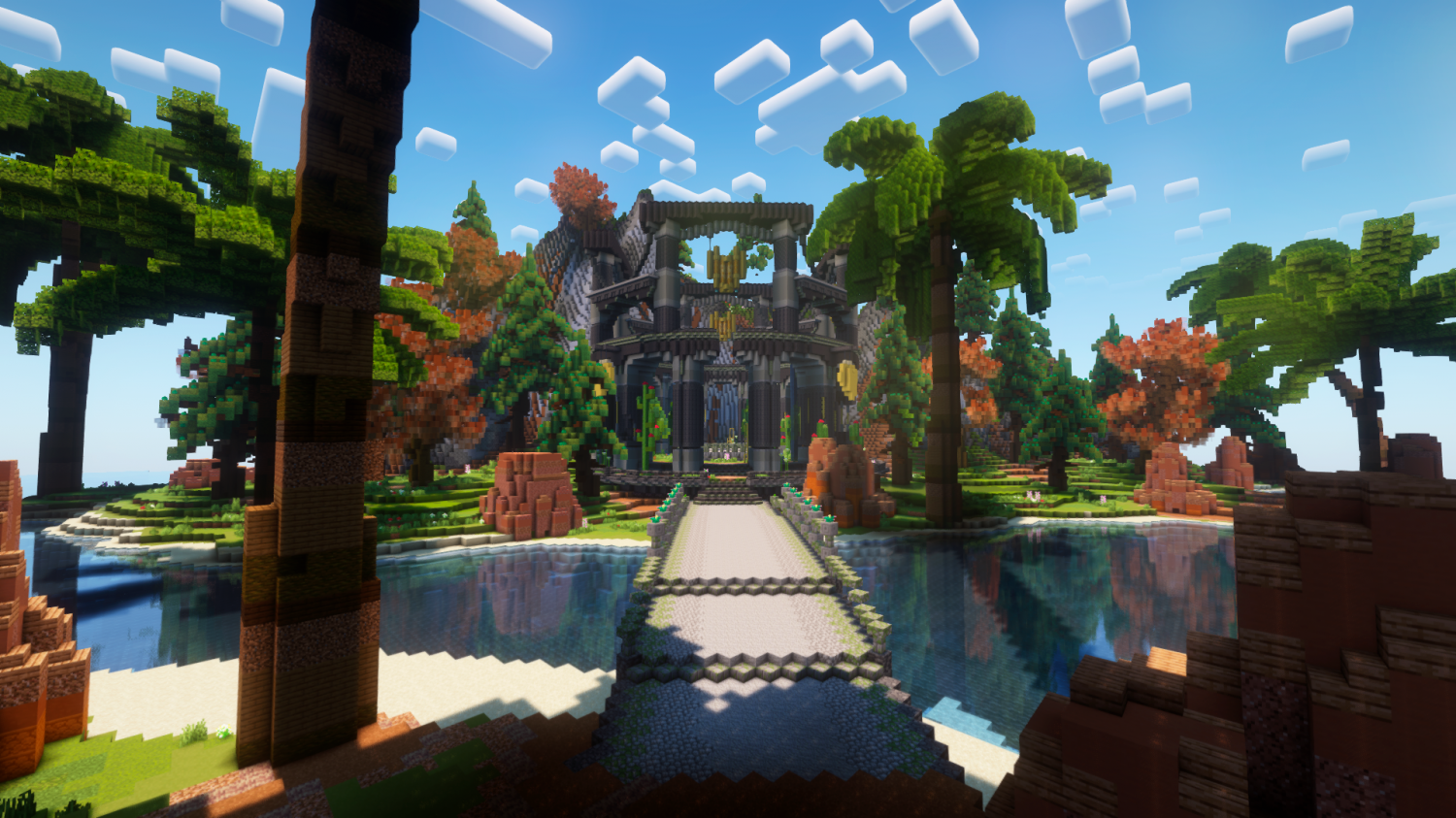 Mystic Kingdom Spawn - 1000x1000 on Polymart - Minecraft Builds