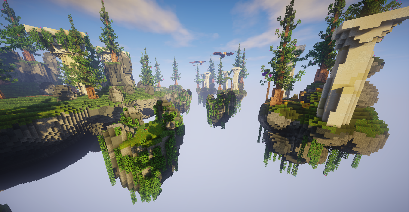 Mega BedWars Map - 16 Islands on Polymart - Minecraft Builds