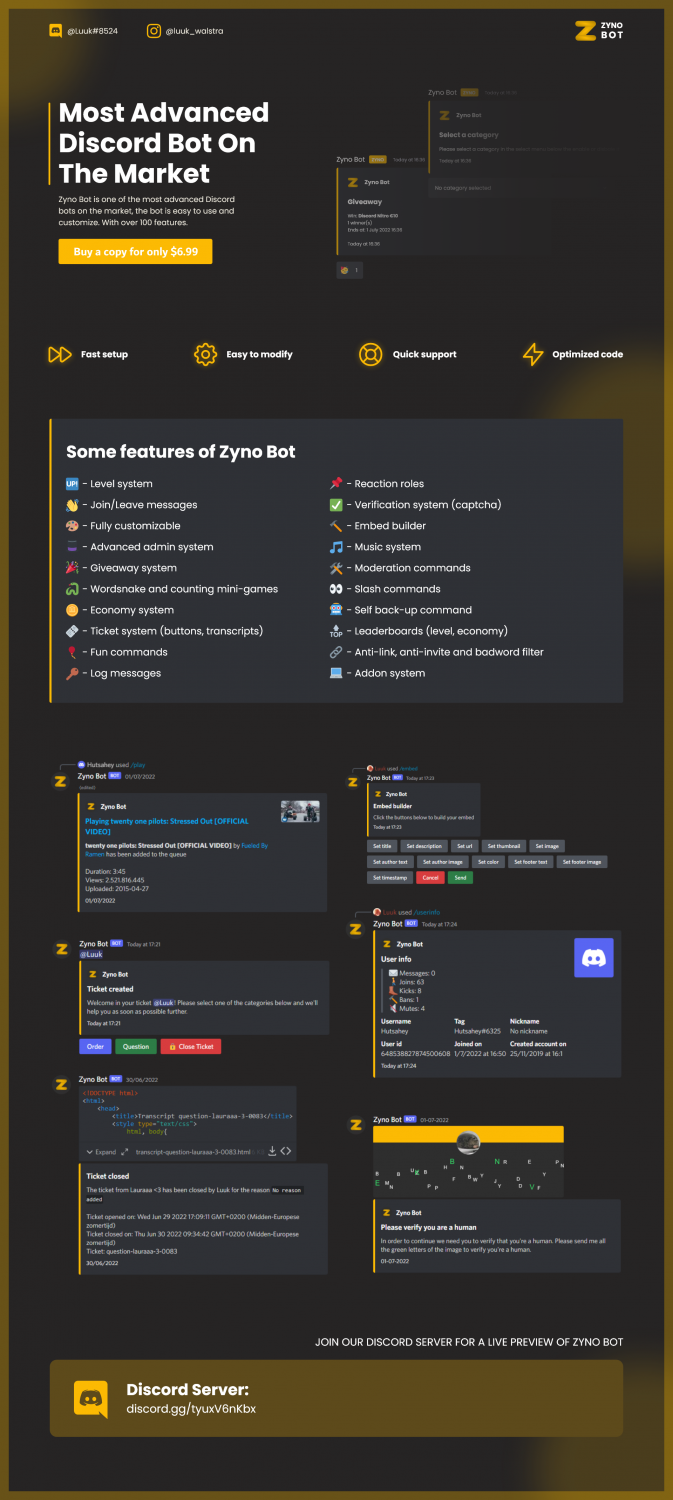 Support Server: https://discord.gg/tyuxV6nKbx