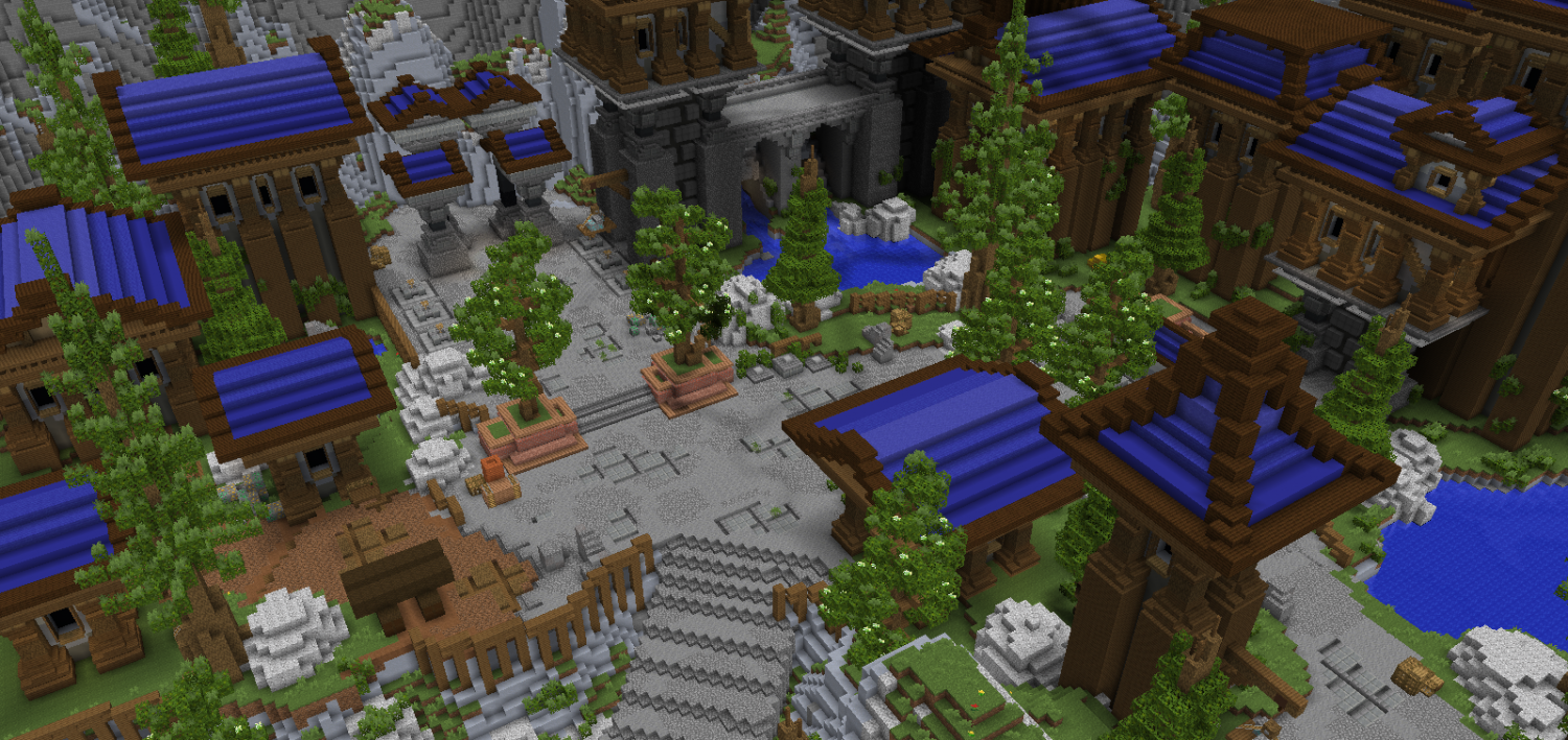 Mystical Tree | 1130x940|Lobby on Polymart - Minecraft Builds