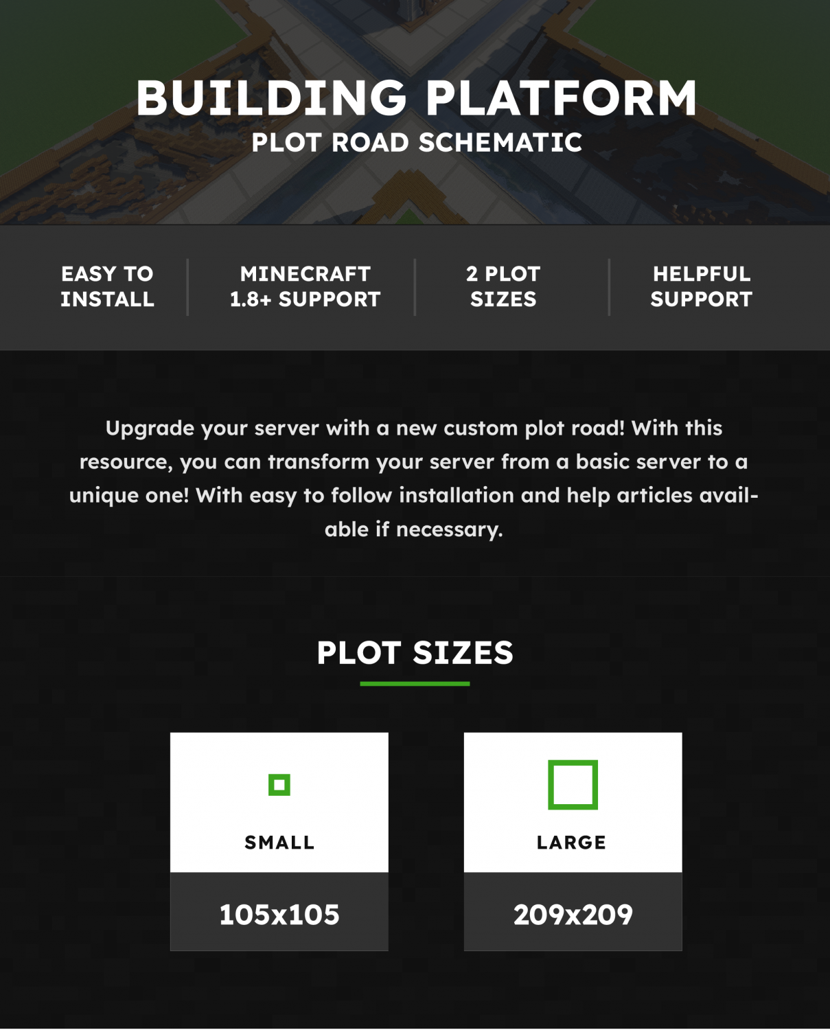Make your plot world stick out from the rest with this custom plot road ...