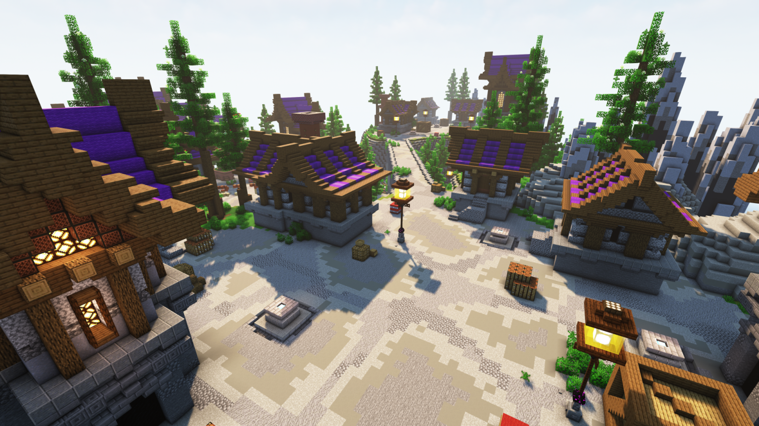 | 430x430 | Purple Spawn on Polymart - Minecraft Builds