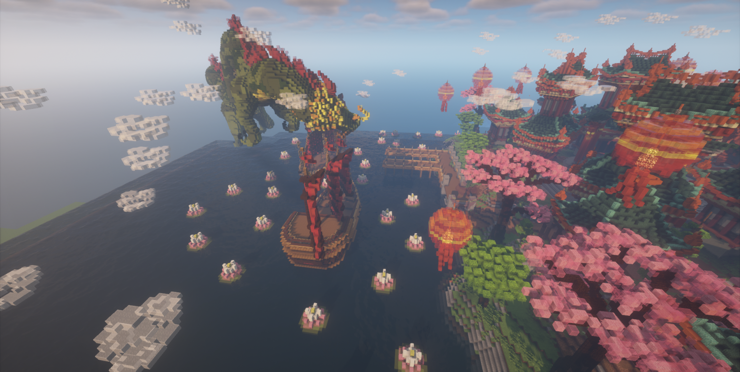 300x300 Japanese Lobby/Hub on Polymart - Minecraft Builds