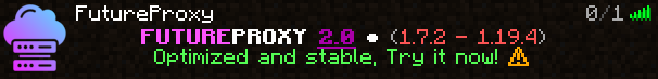 FutureProxy 2 - Velocity Setup on Polymart - Minecraft Setups