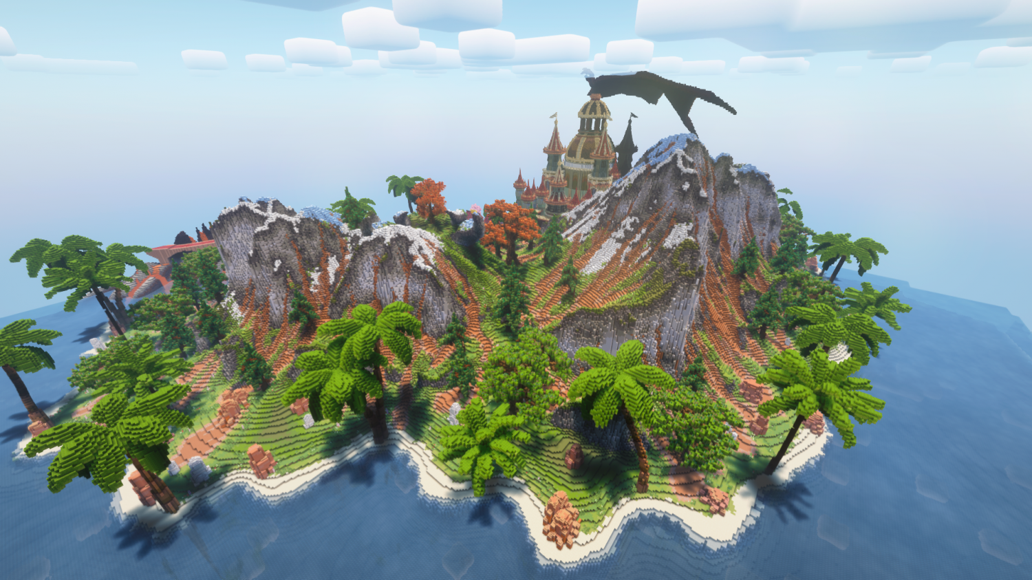 Mystic Kingdom Spawn - 1000x1000 on Polymart - Minecraft Builds