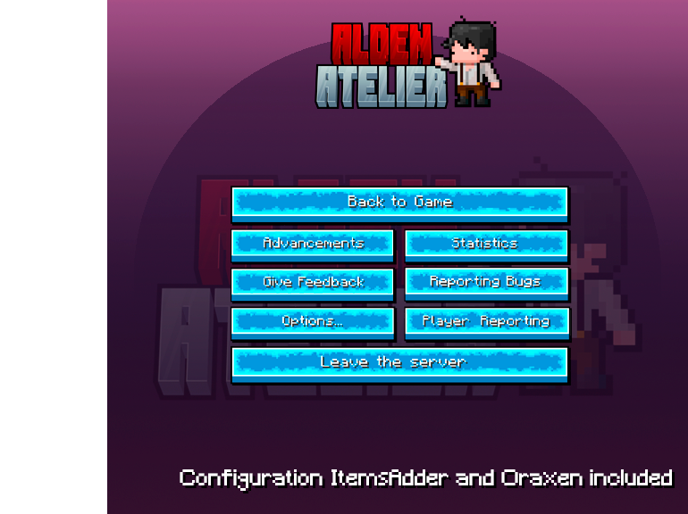 Winter Esc Menu - Alden on Polymart - Minecraft Resource packs