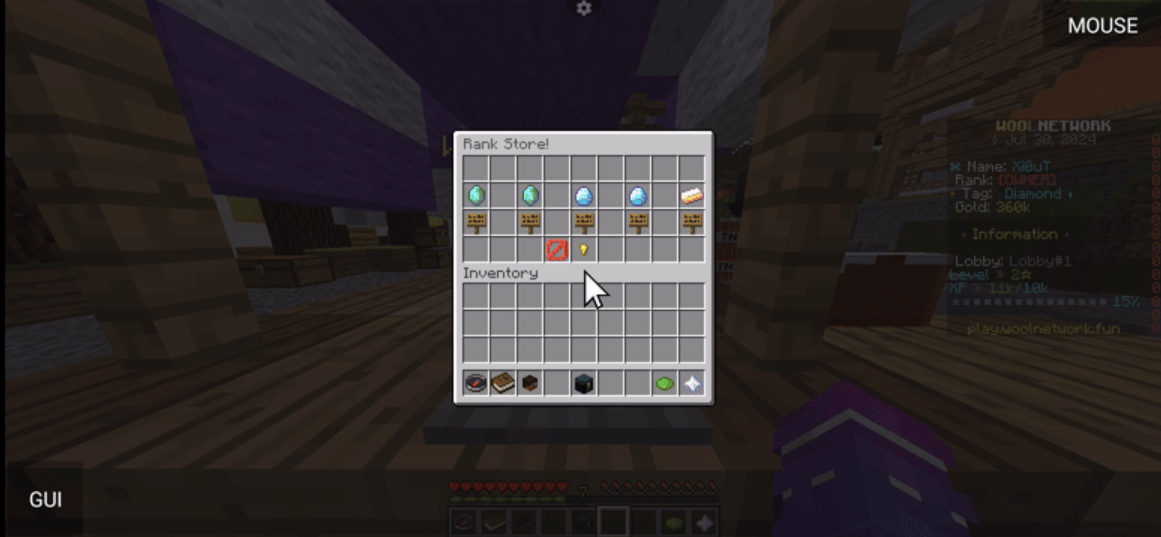 Rank Store |Hypixel Ingame Store on Polymart - Minecraft Configurations