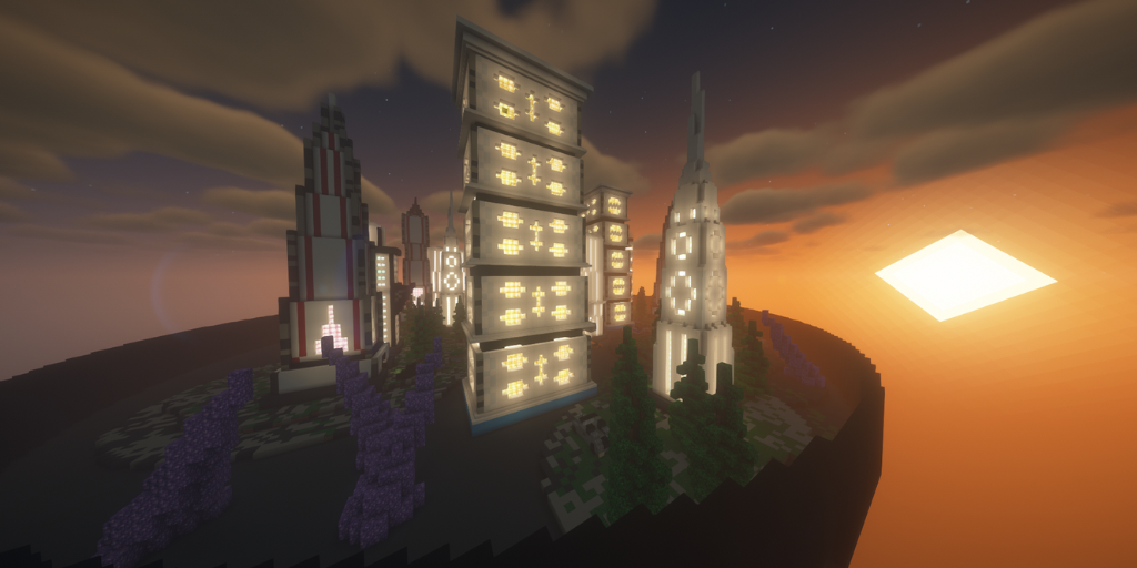 Cyber City Build on Polymart - Minecraft Builds