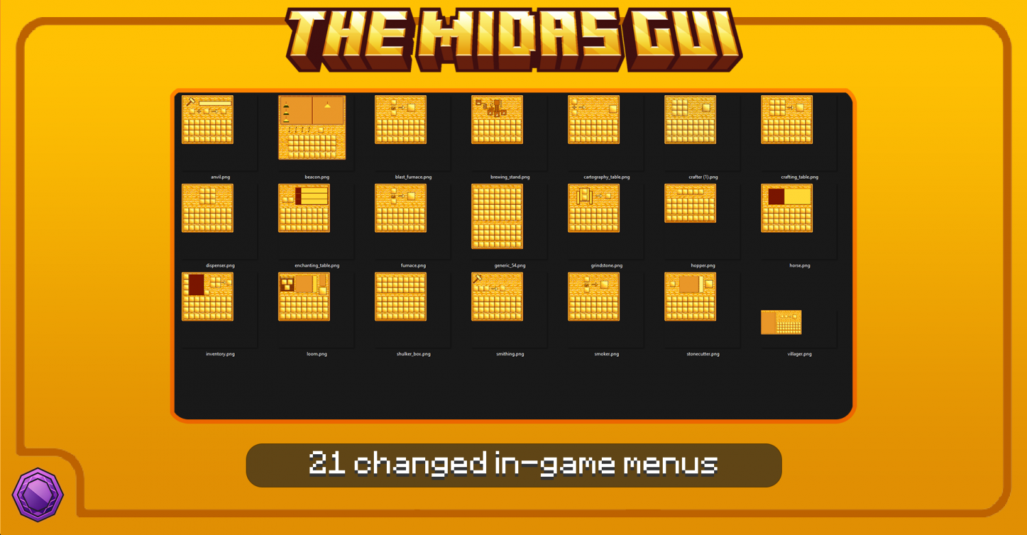 The Midas GUI on Polymart - Minecraft Resource packs