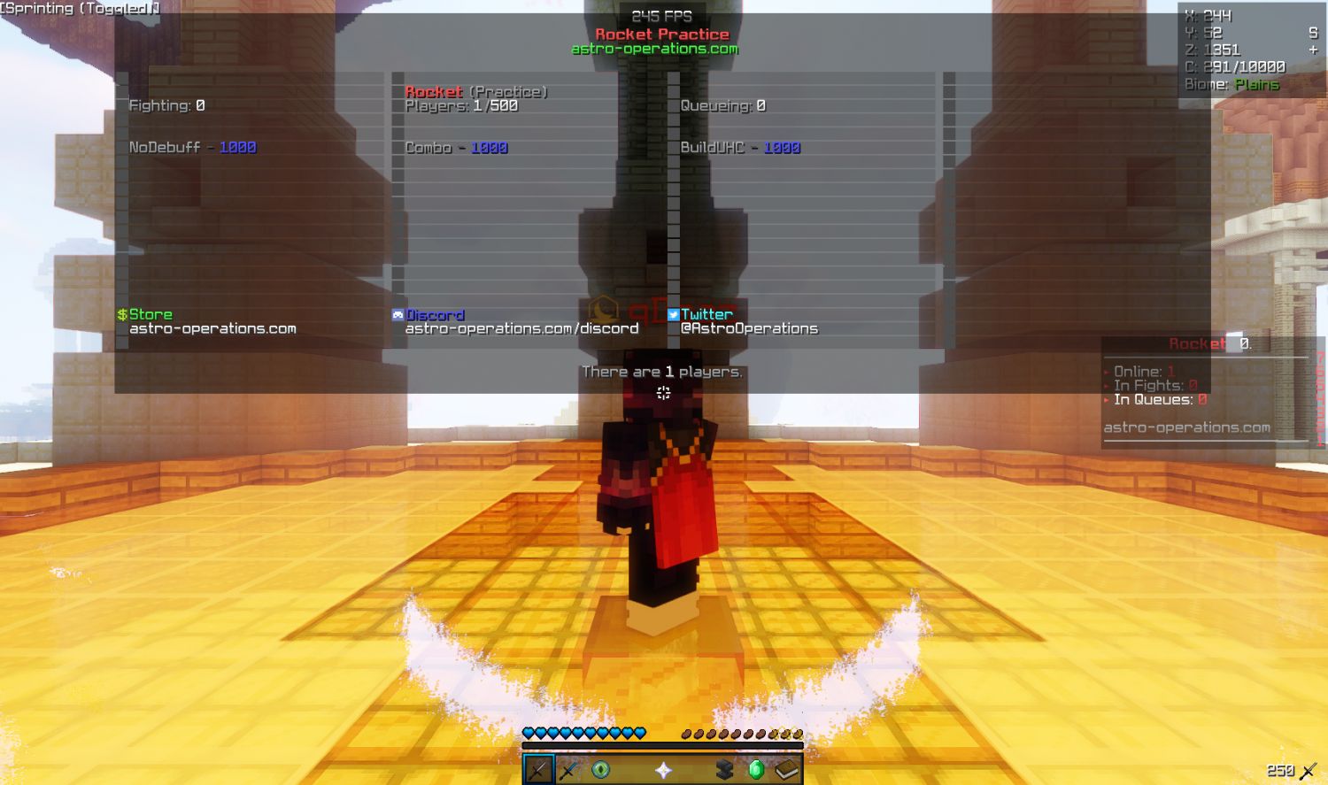 🚀 Rocket | Practice Core on Polymart - Minecraft Plugins