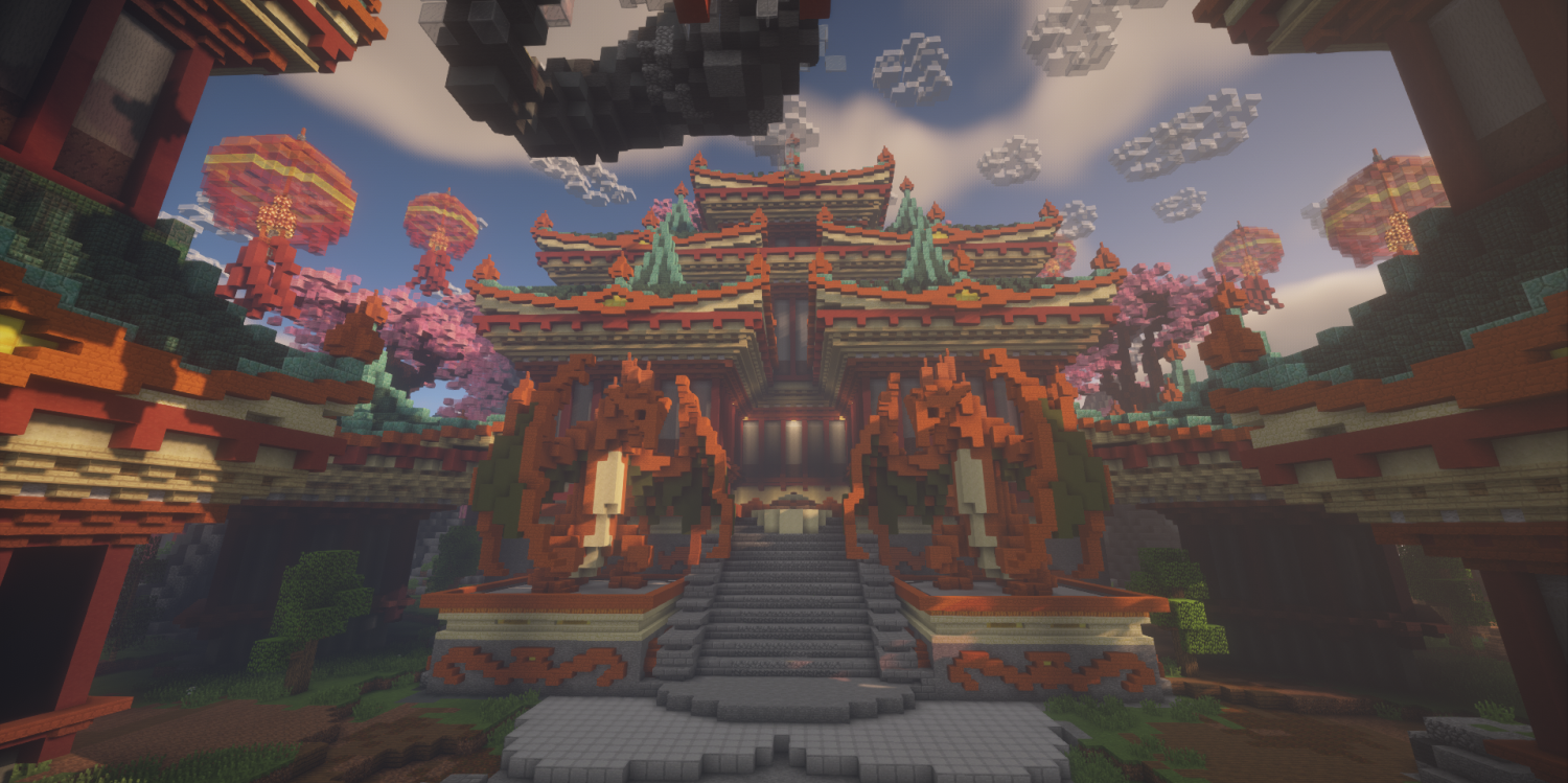 300x300 Japanese Lobby/Hub on Polymart - Minecraft Builds