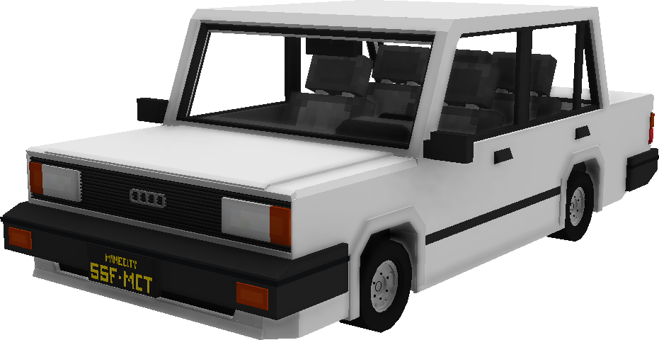 Audi 80 3D Model on Polymart - Minecraft Models