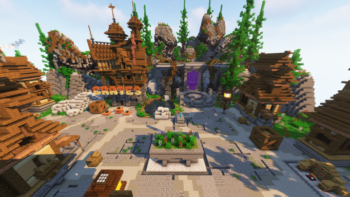 | 200x230 | SkyBlock Spawn on Polymart - Minecraft Builds