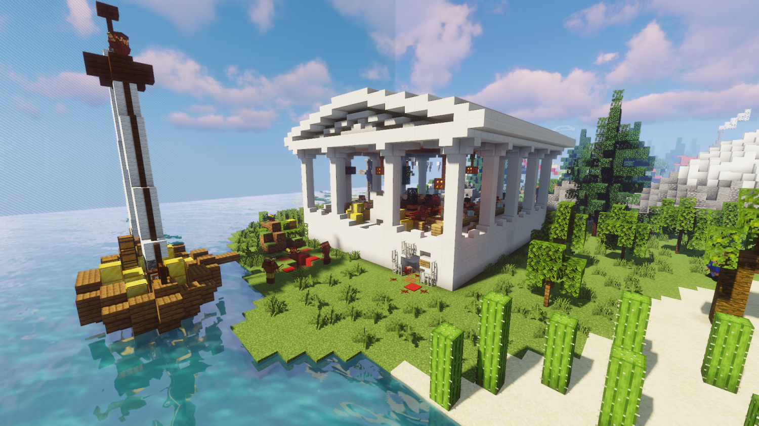 Lobby | Island | Premium on Polymart - Minecraft Builds
