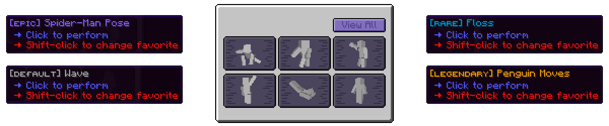 Gestures Package | Vanilla Like on Polymart - Minecraft Configurations