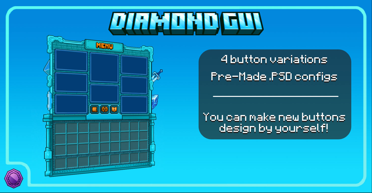 The Diamond GUI on Polymart - Minecraft Resource packs