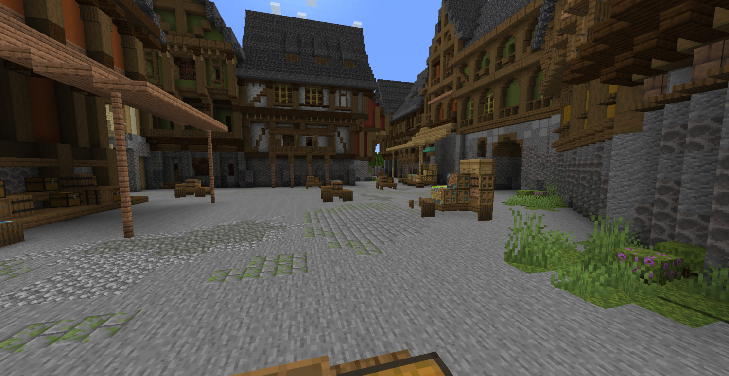 Medieval Town on Polymart - Minecraft Builds