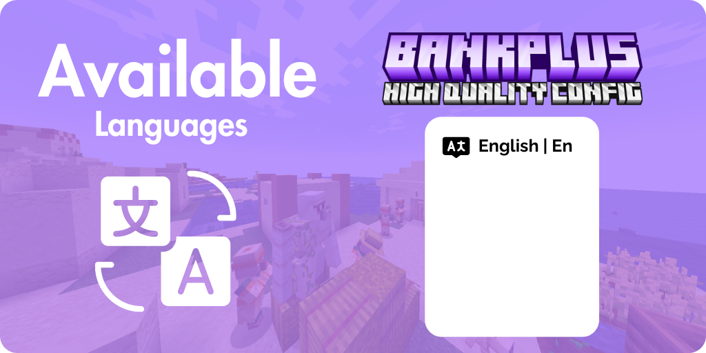 Bankplus Configuration On Polymart Minecraft Configurations