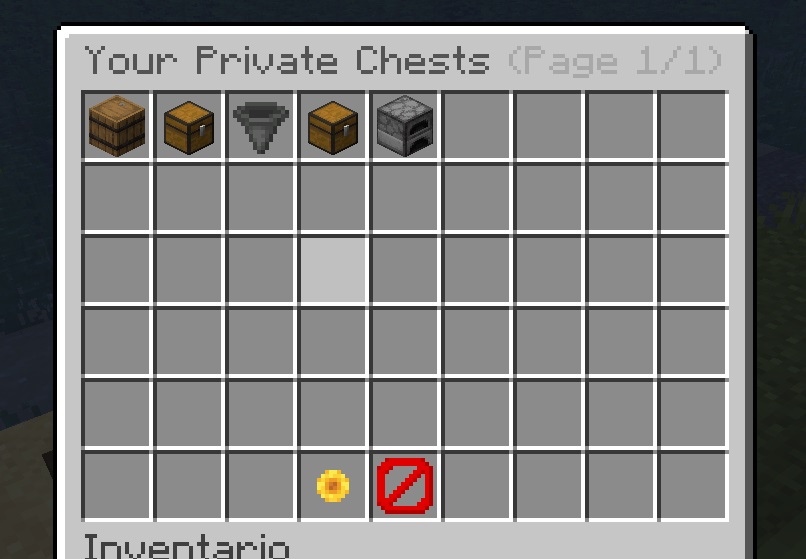 PrivateChest Plus Bedrock/Java on Polymart - Minecraft Plugins