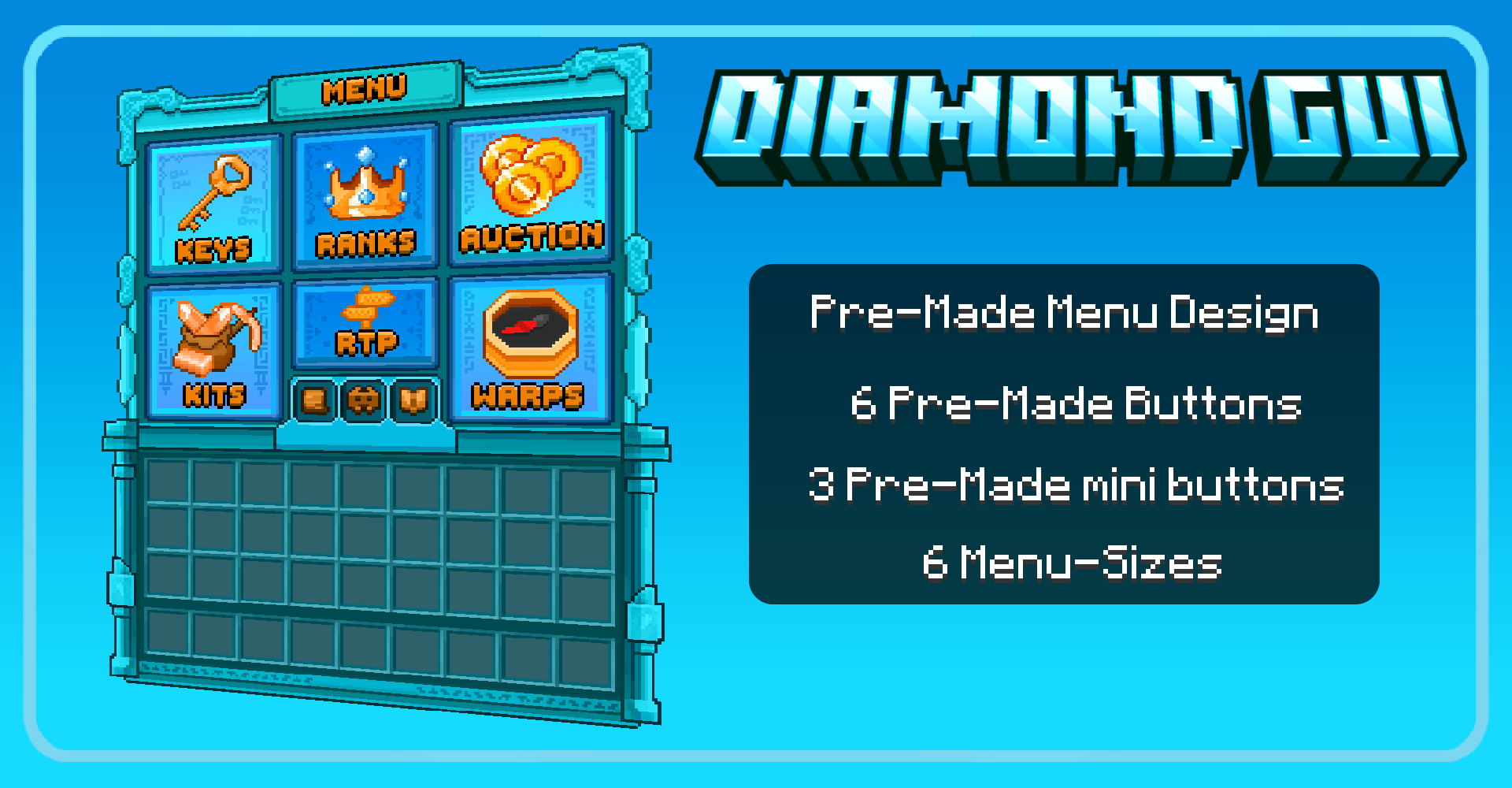 The Diamond GUI on Polymart - Minecraft Resource packs