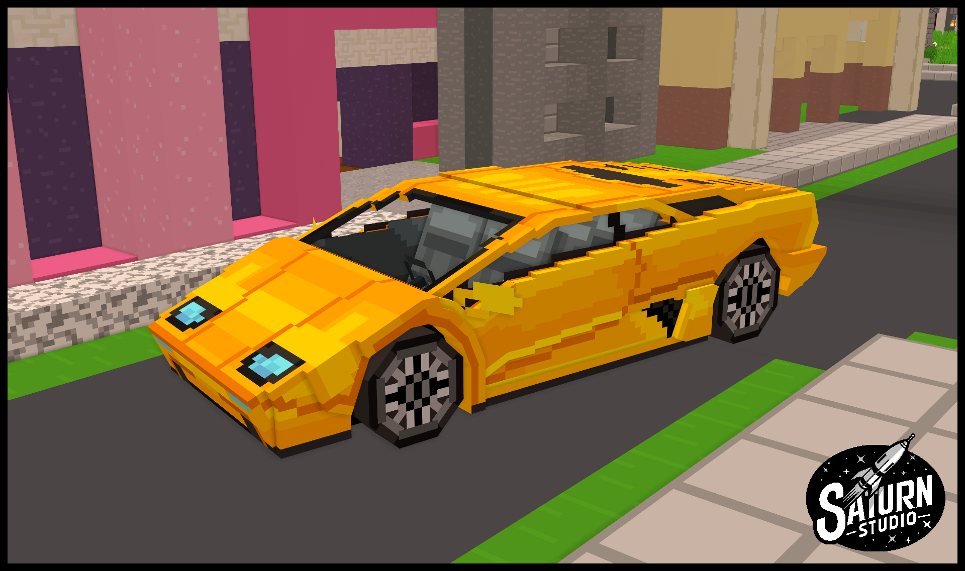 Lamborghini Diablo VT on Polymart - Minecraft Models