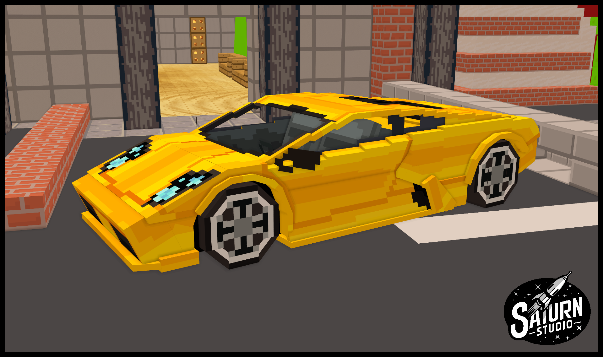 Lamborghini Murcielago on Polymart - Minecraft Models