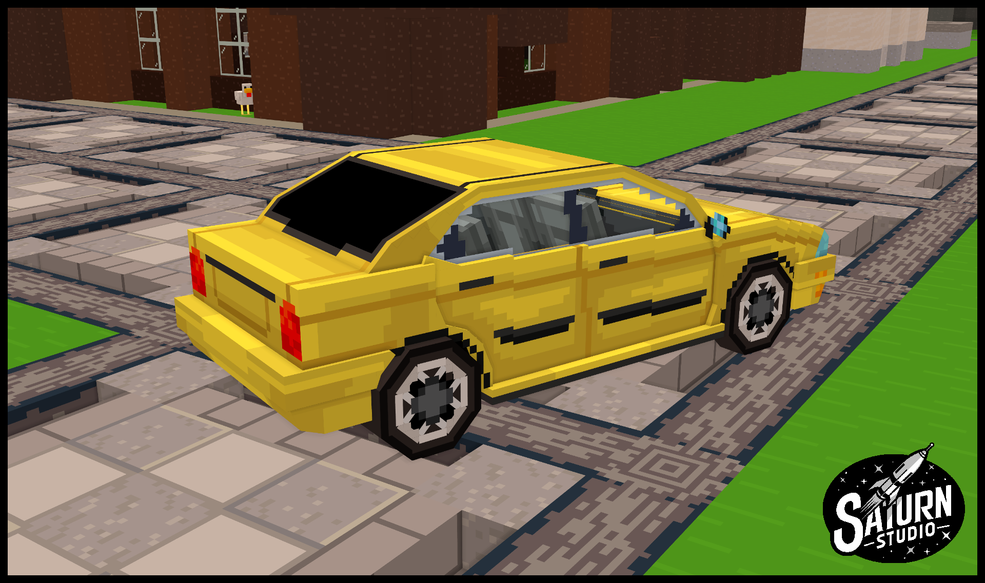 Suzuki Baleno Esteem 1998 on Polymart - Minecraft Models