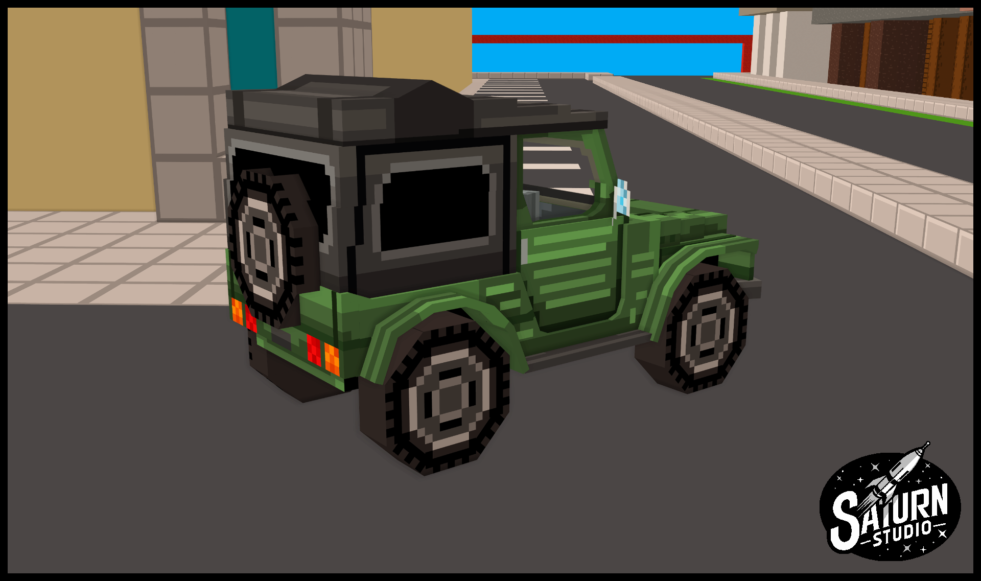 Suzuki Jimny 1977 on Polymart - Minecraft Models