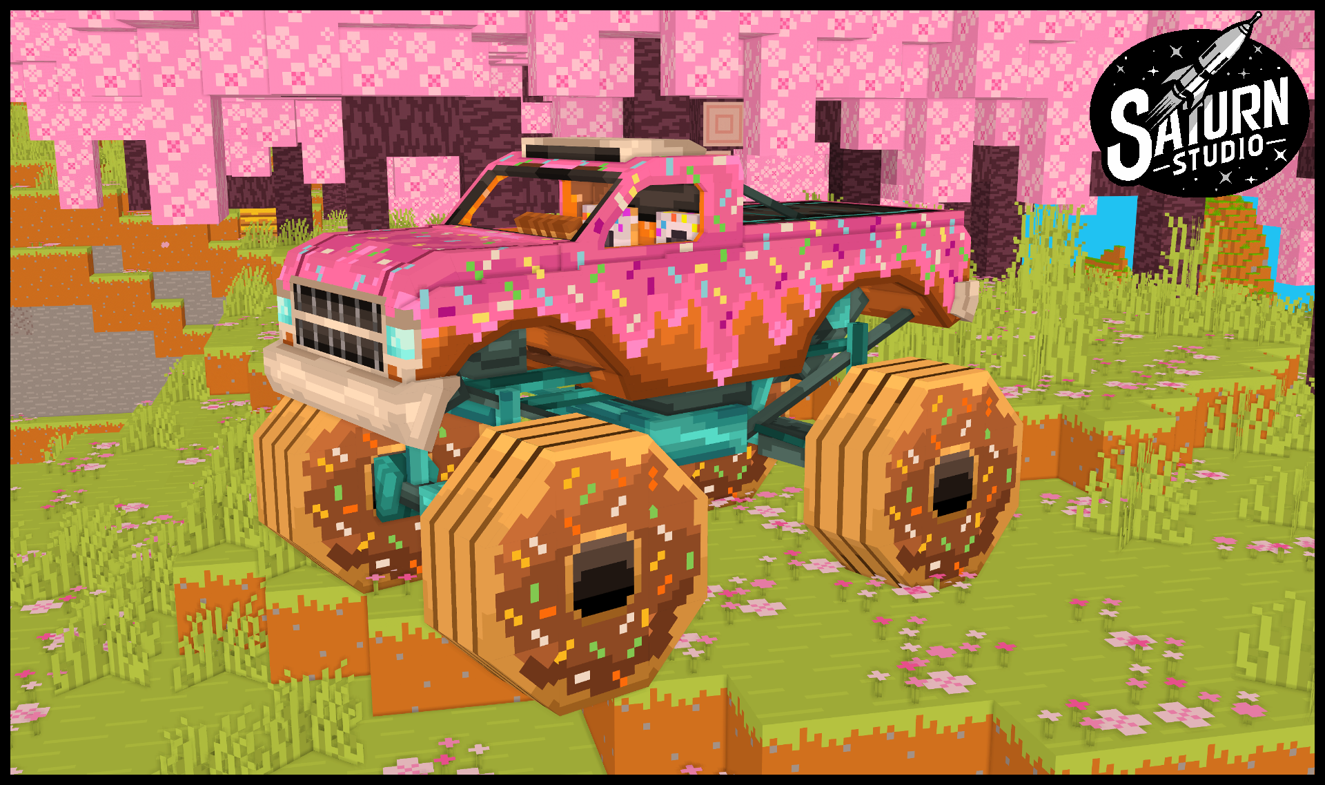 Donut Monster Truck on Polymart - Minecraft Models
