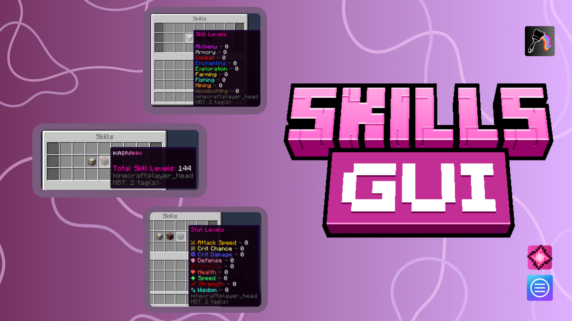 Skill Levels GUI on Polymart - Minecraft Configurations