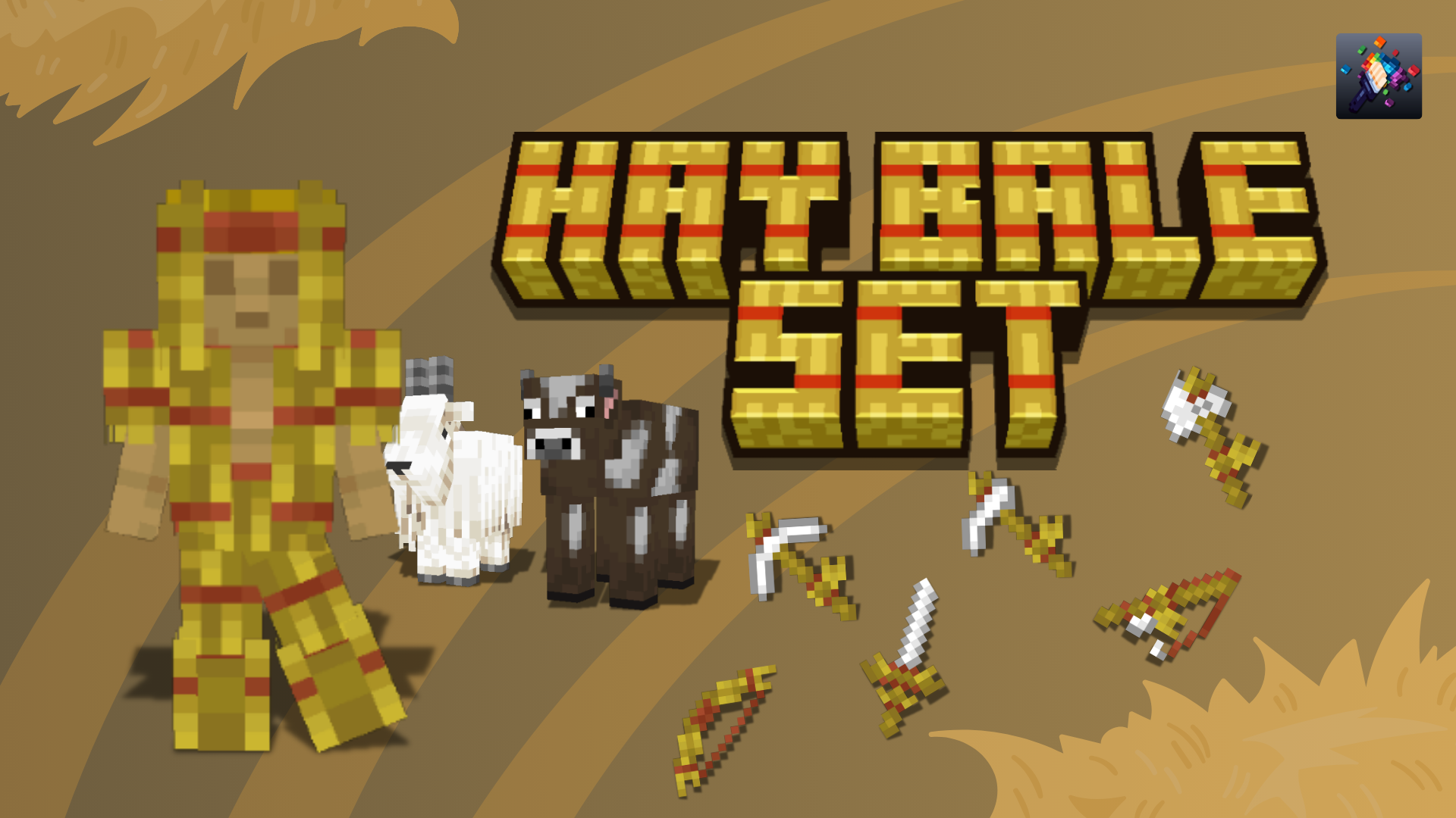 Hay Bale Set on Polymart - Minecraft Resource packs