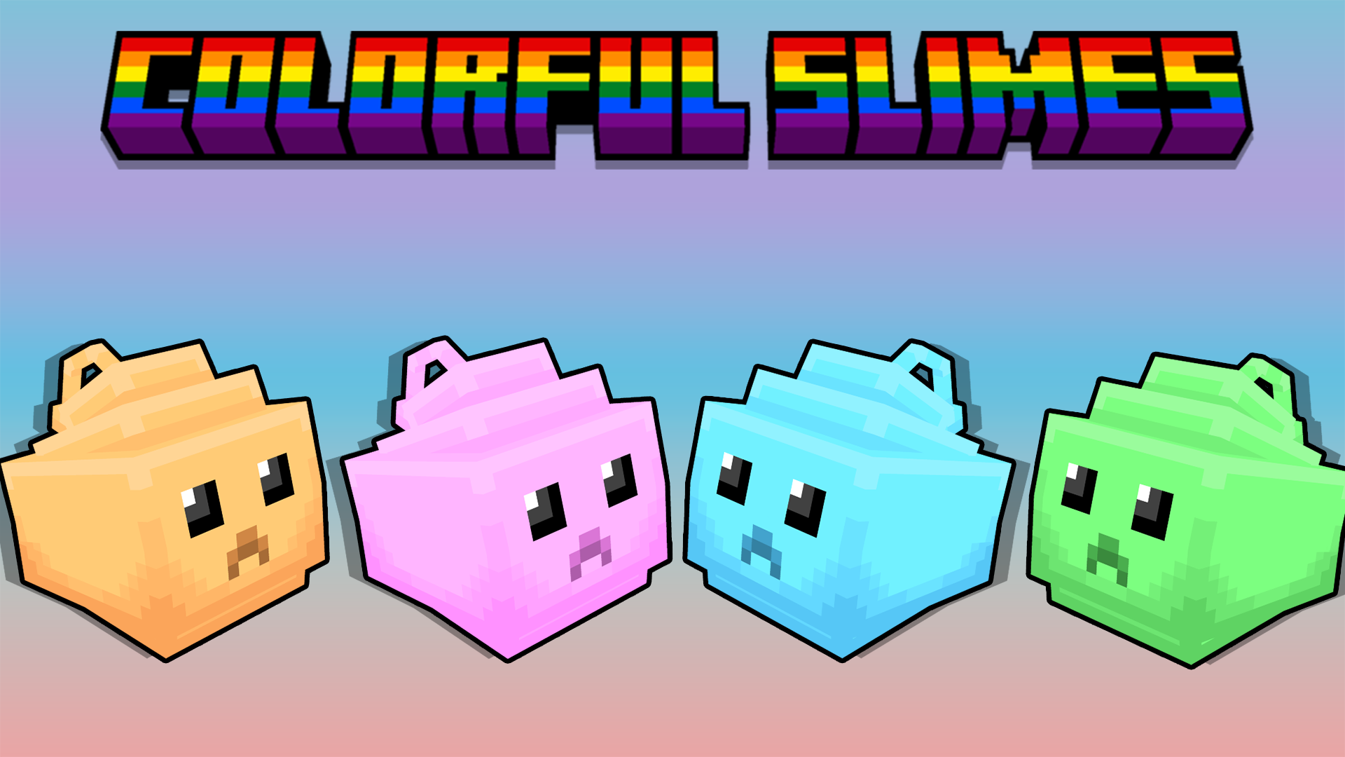 Colorful Slimes on Polymart - Minecraft Models