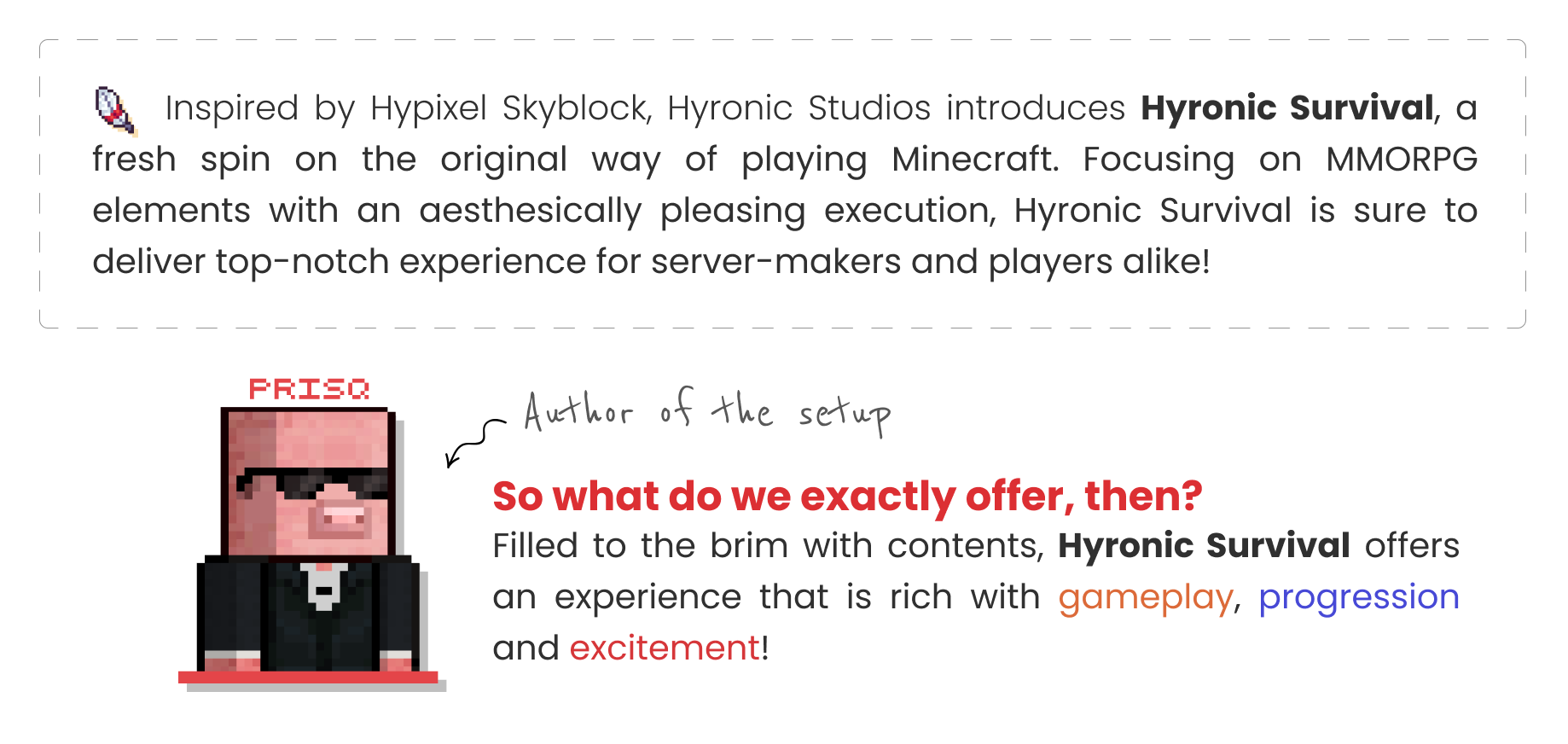 Hyronic Survival Setup on Polymart - Minecraft Setups