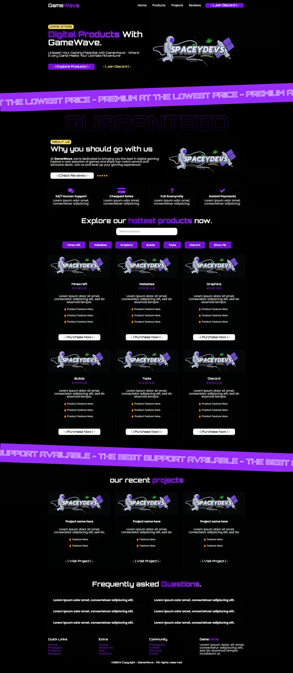 Supreme Template SellAuth-Shoppy on Polymart - Minecraft Websites