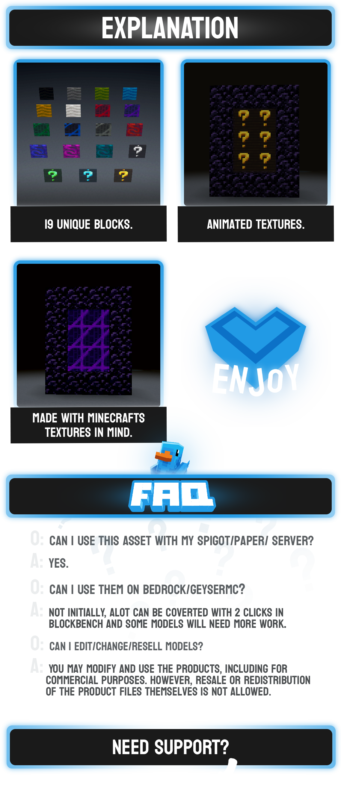 FischVogels Portal Blocks on Polymart - Minecraft Resource packs