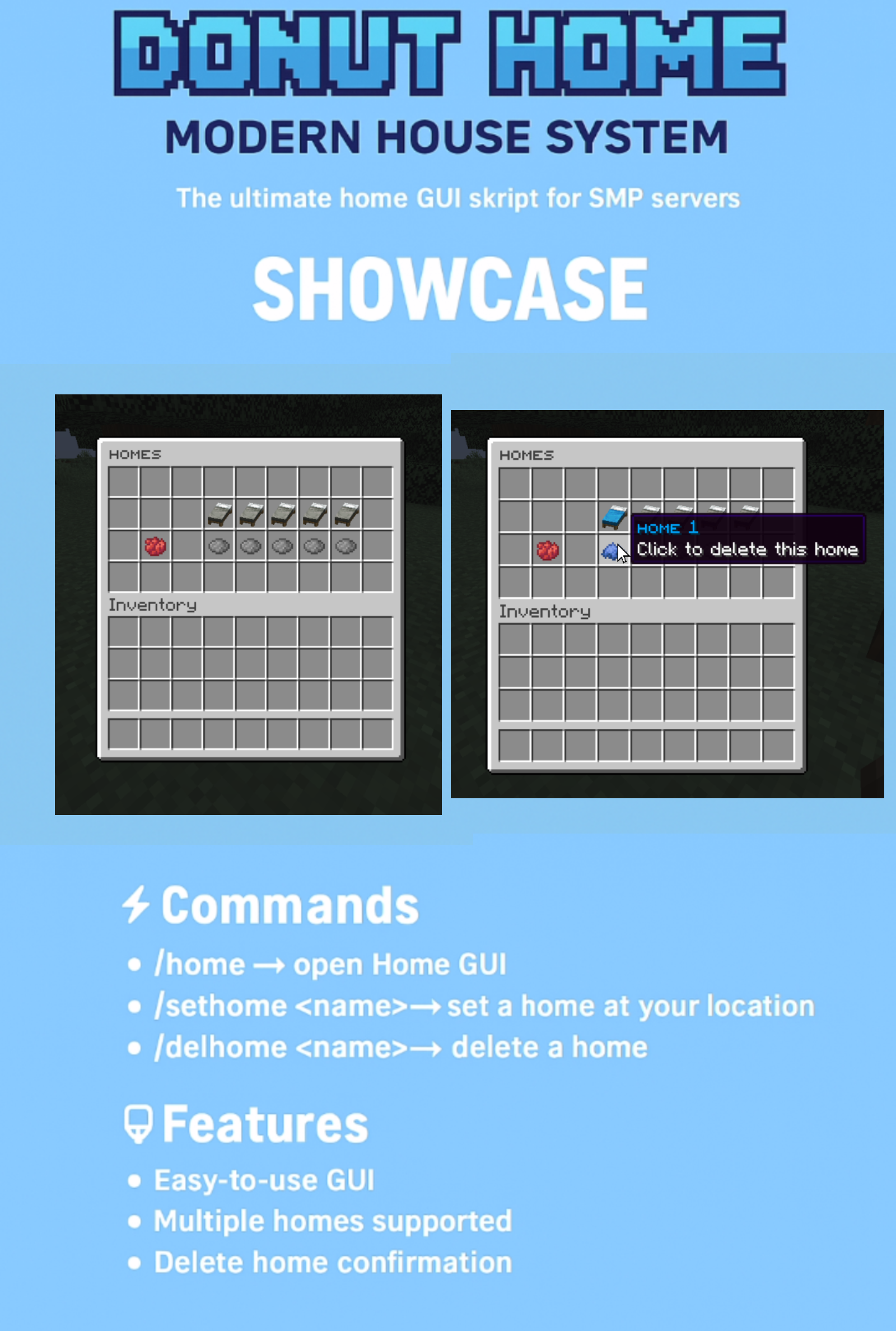 DonutHome on Polymart - Minecraft Skripts